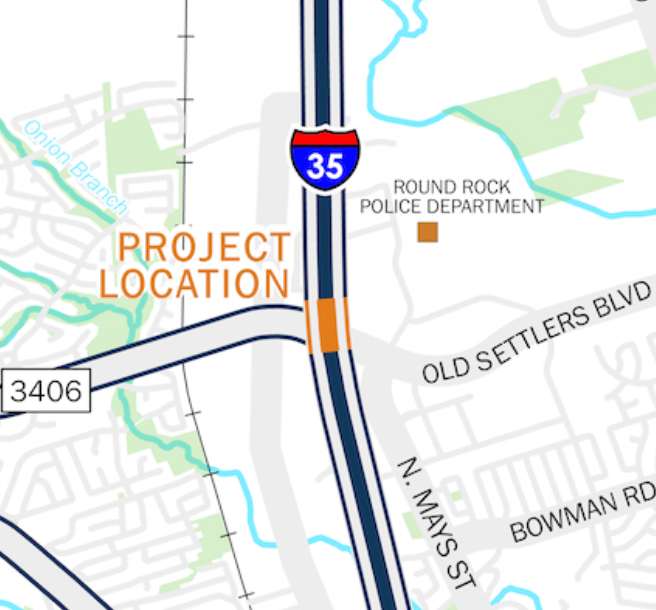 Nightly lane closures along southbound I-35 at FM 3406 begin Sunday ...
