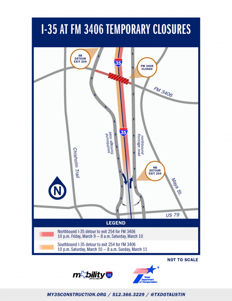 I-35 to close at FM 3406 as beams are set for new bridge - City of ...