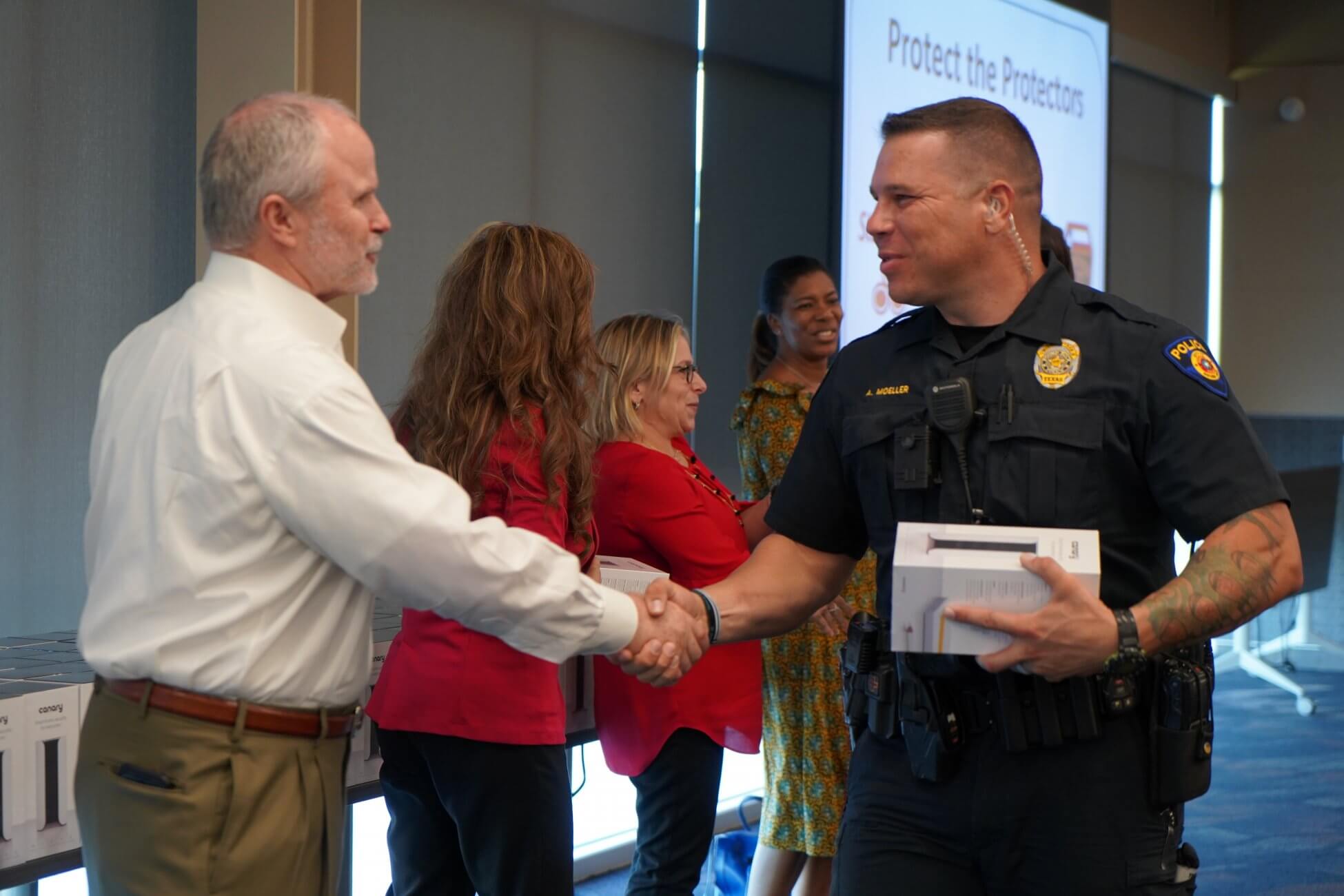 Police, Fire Department personnel receive home security cameras - City ...