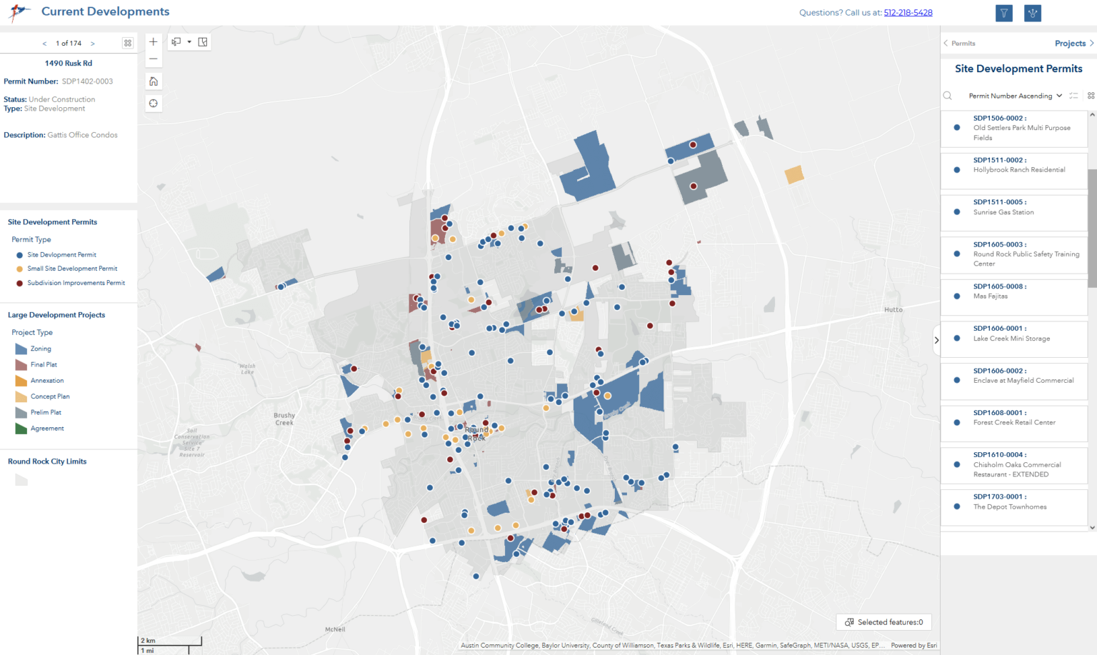 City updates Current Development map - City of Round Rock