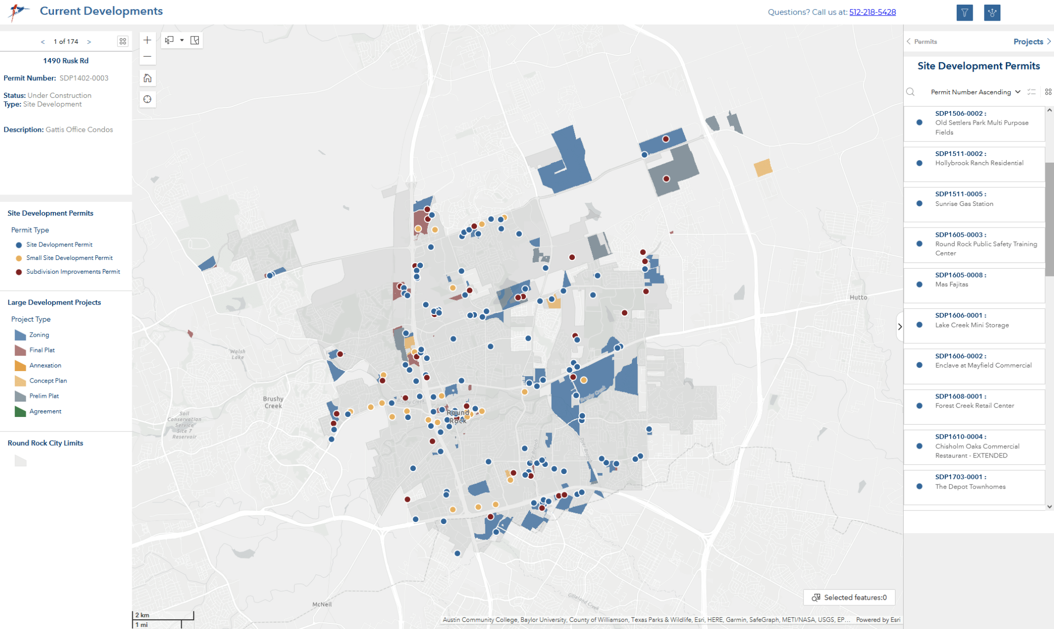 City updates Current Development map - City of Round Rock