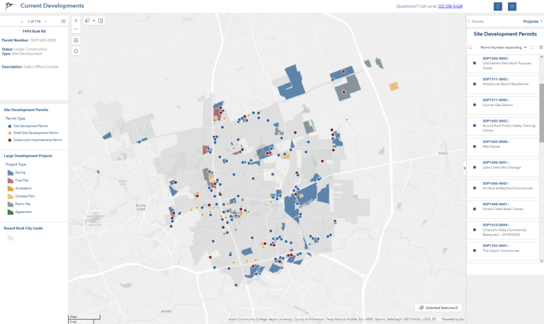 City updates Current Development map - City of Round Rock