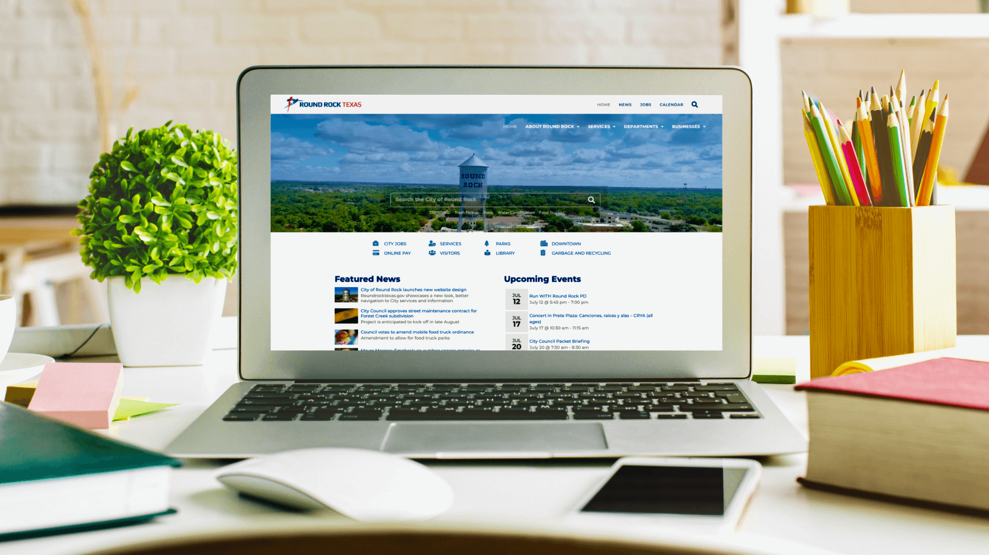 City of Round Rock launches new website design - City of Round Rock