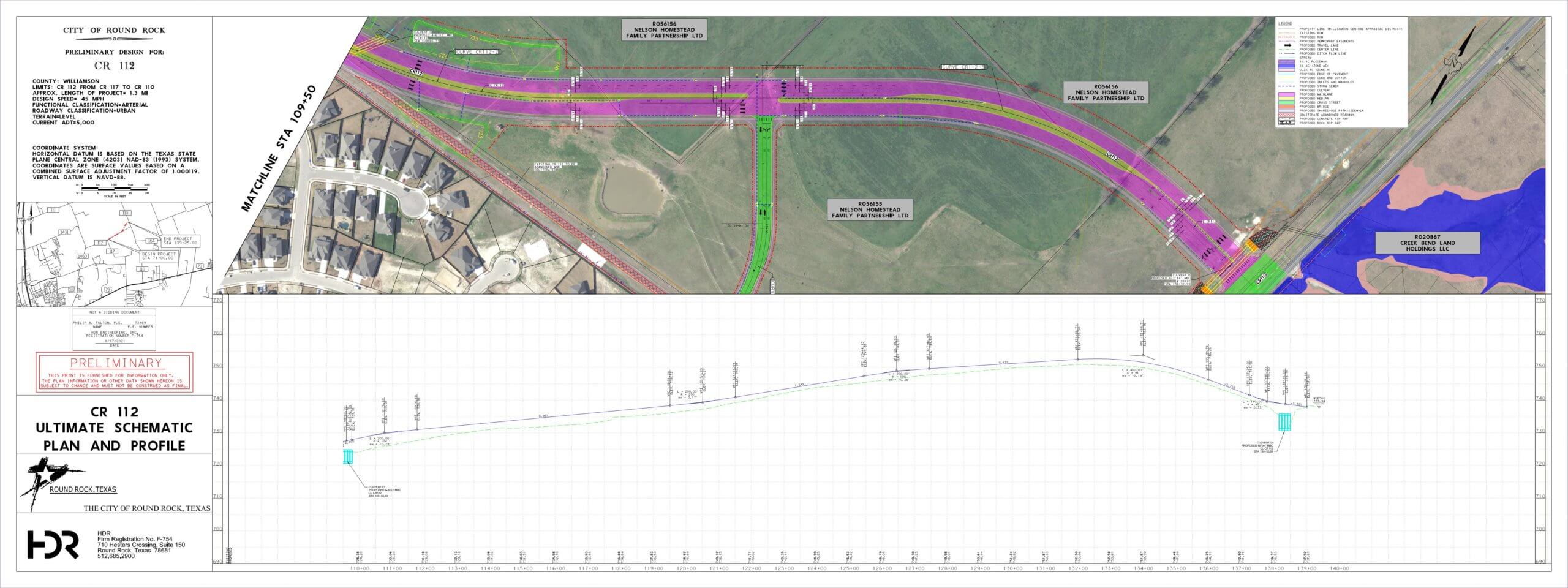 County Road 112 East from CR 117 to CR 110 - City of Round Rock