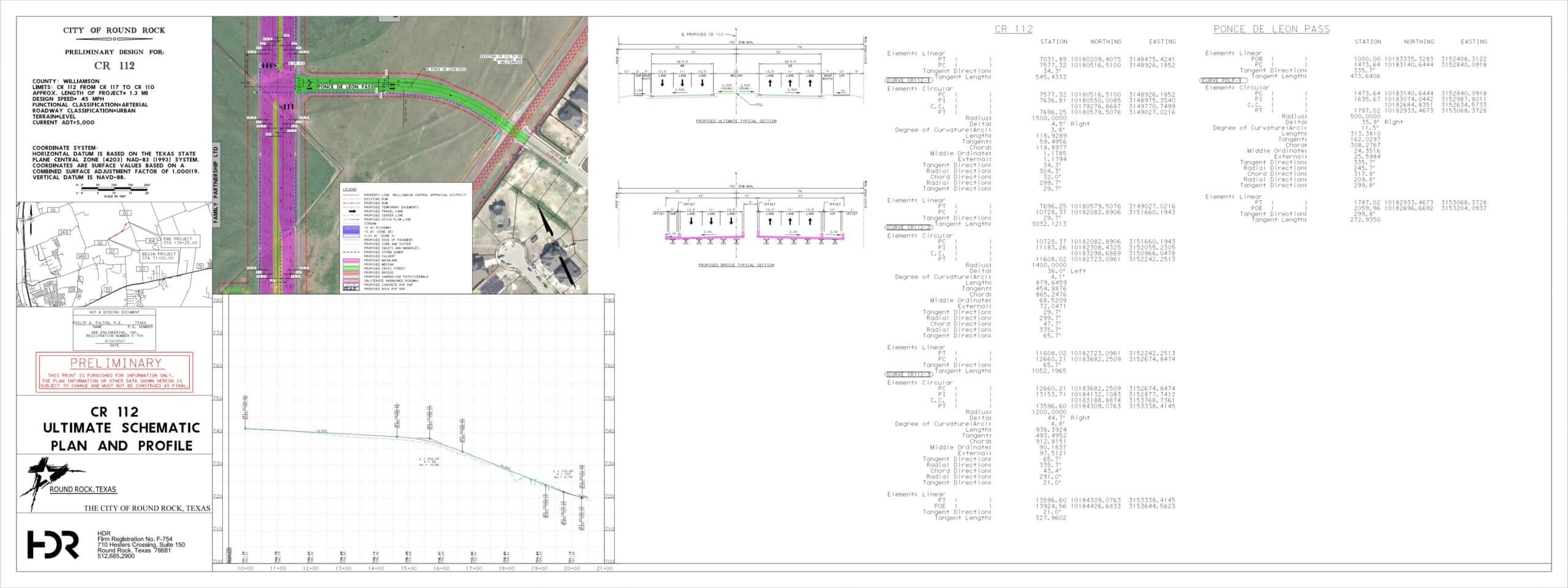 County Road 112 East from CR 117 to CR 110 - City of Round Rock
