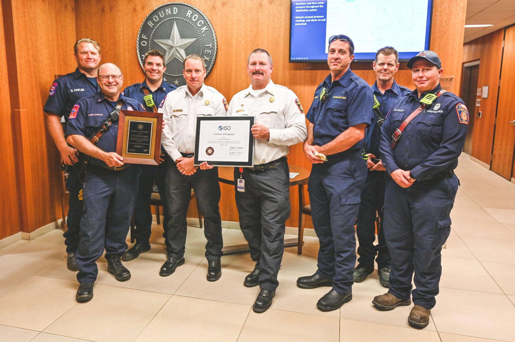 Round Rock Fire Department achieves ISO 1 rating - City of Round Rock