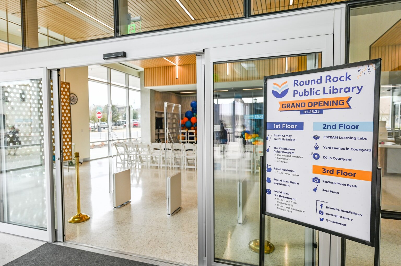 Round Rock Public Library celebrates one year in new facility - City of ...