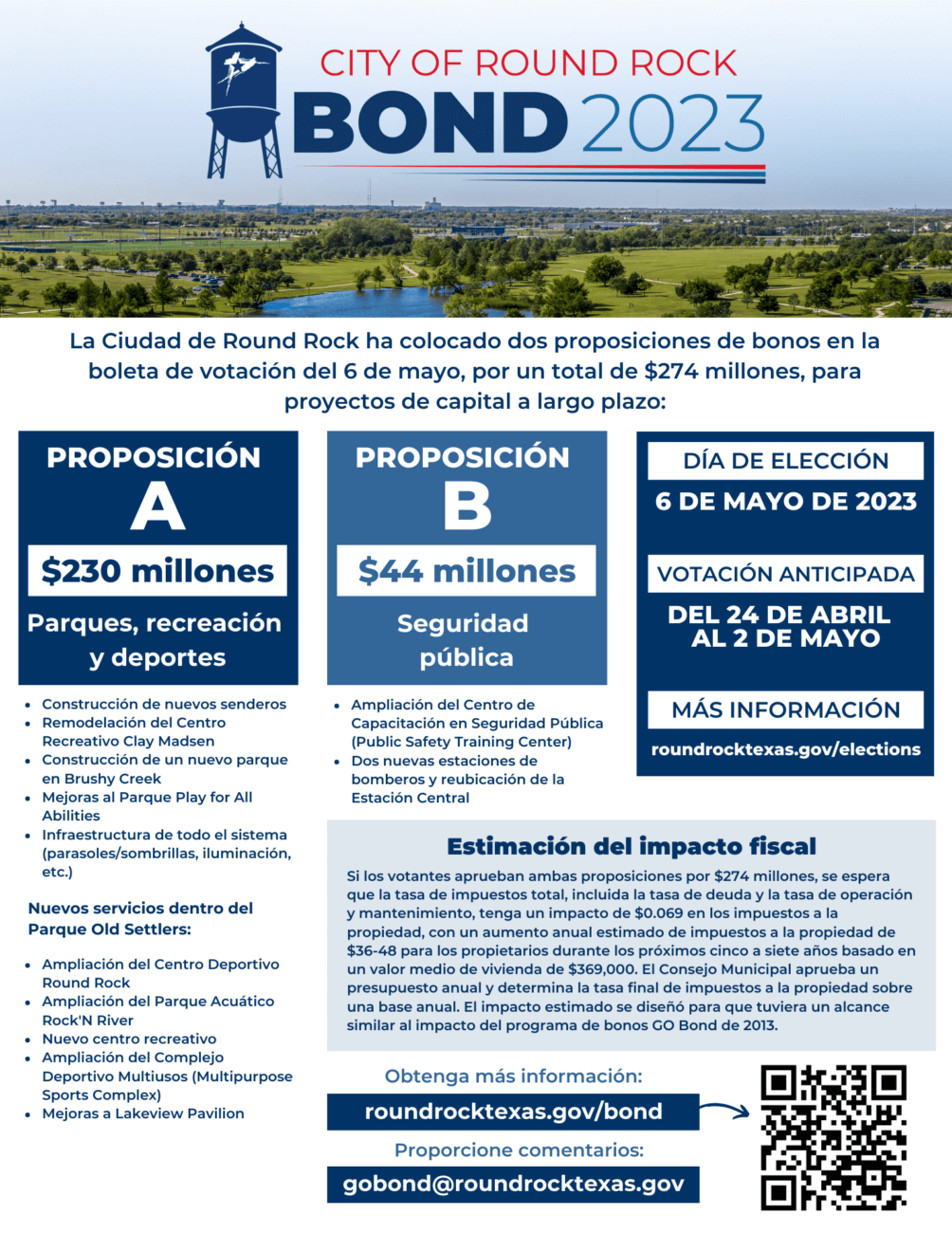 City of Round Rock 2023 Bond - Resources