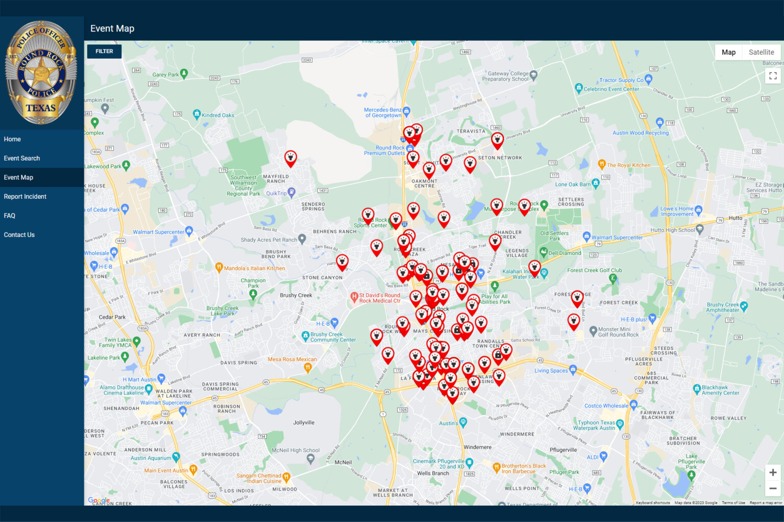 Public Information Request - City of Round Rock