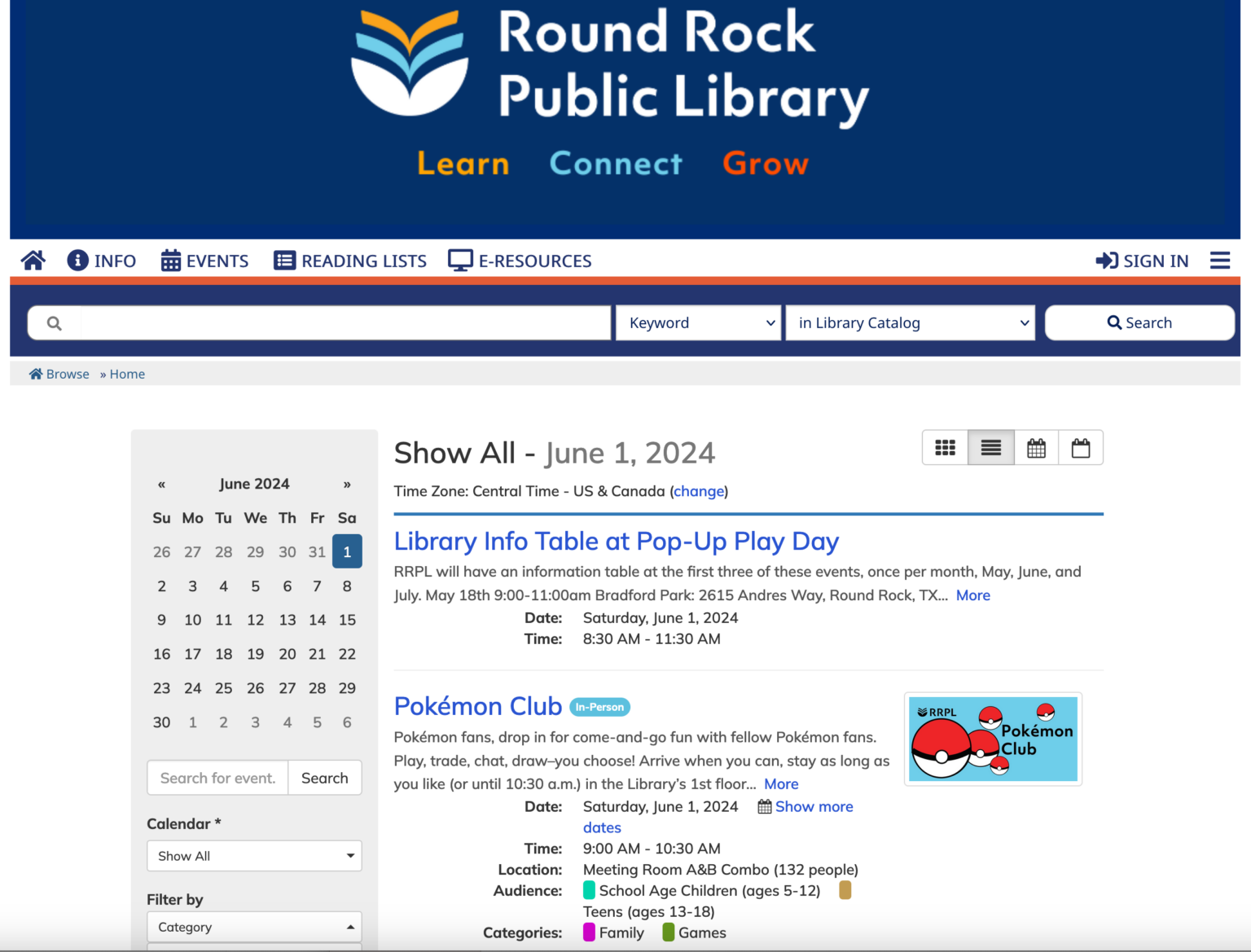 LibCal: The Library's New Calendar and Meeting Room Reservation System - City of Round Rock