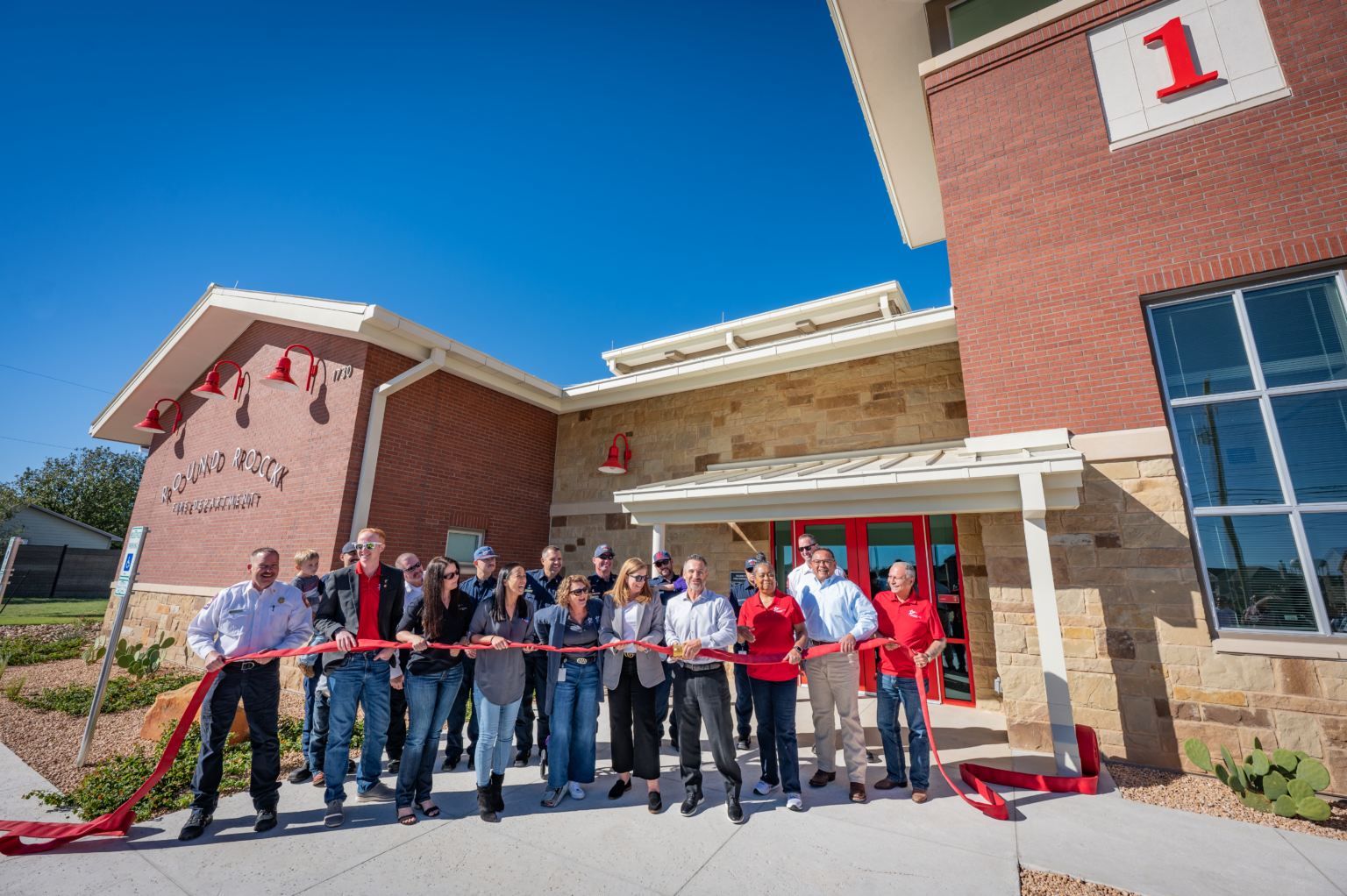 New Fire Station 1 building opens on Old Settlers Boulevard - City of ...