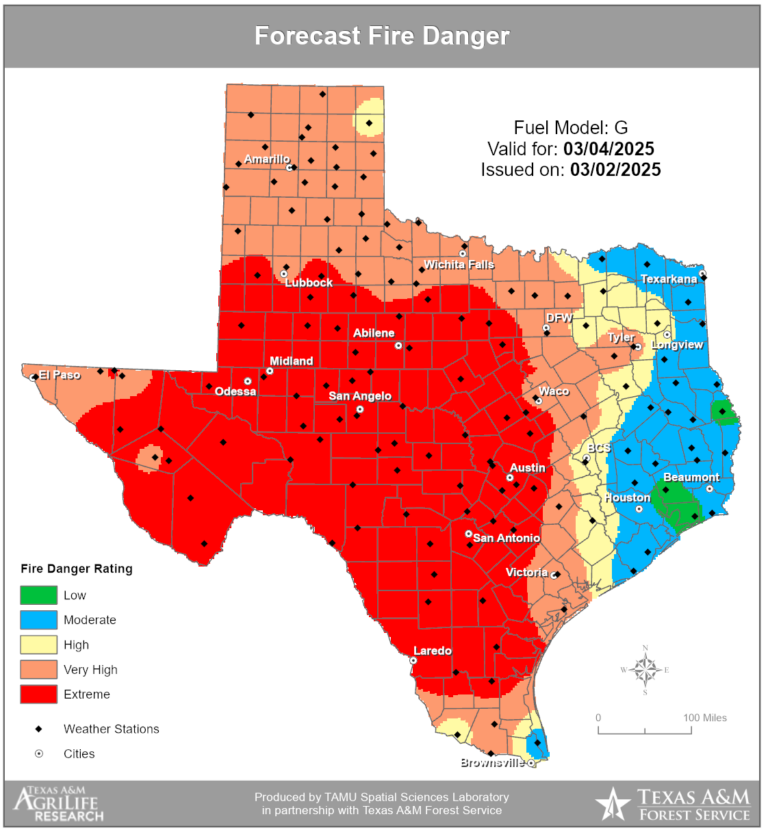 Fire Weather Watch issued for Tuesday in Round Rock and surrounding ...